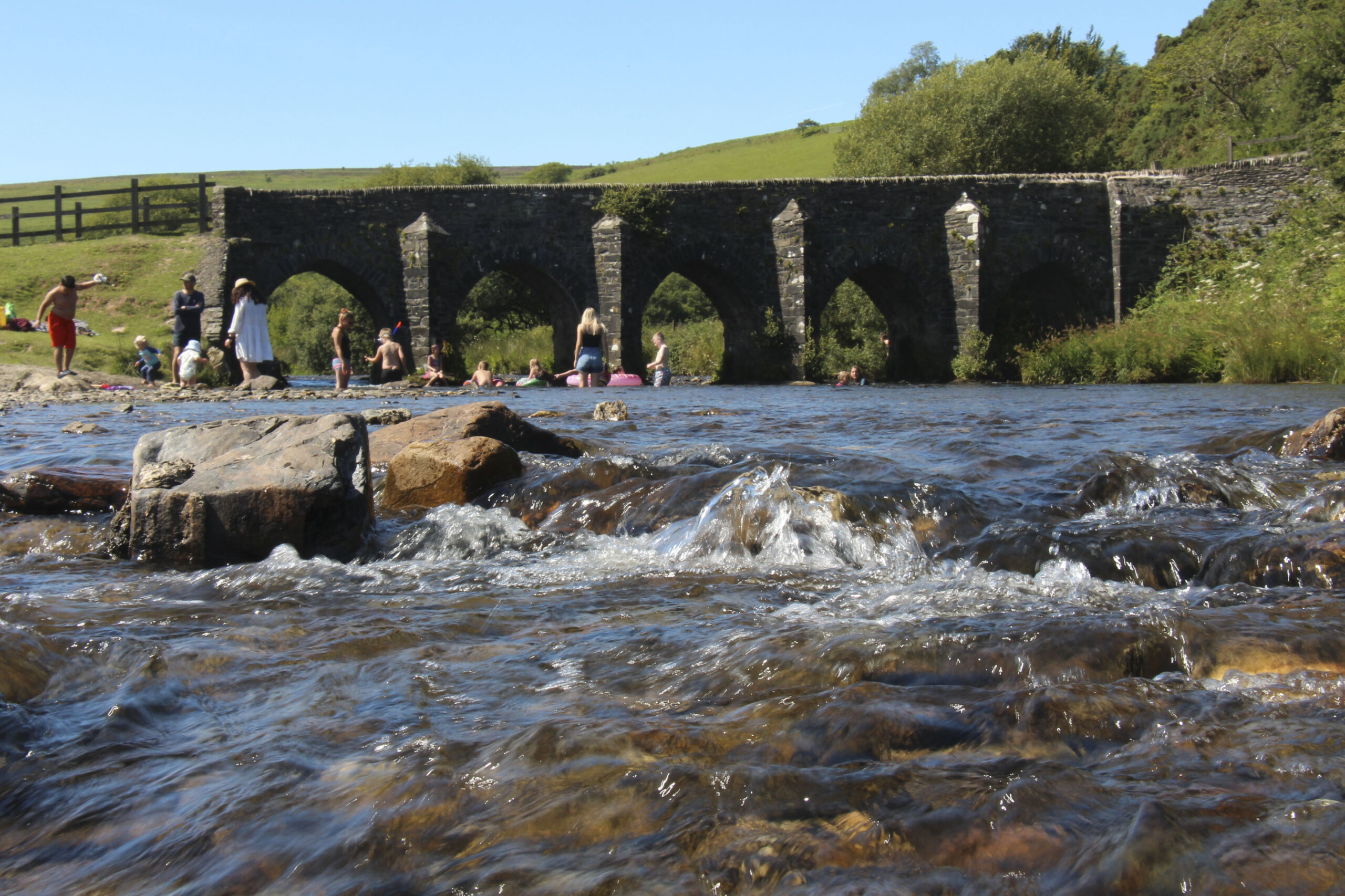 Out And About at Landacre Bridge - The Old Quarry Somerset